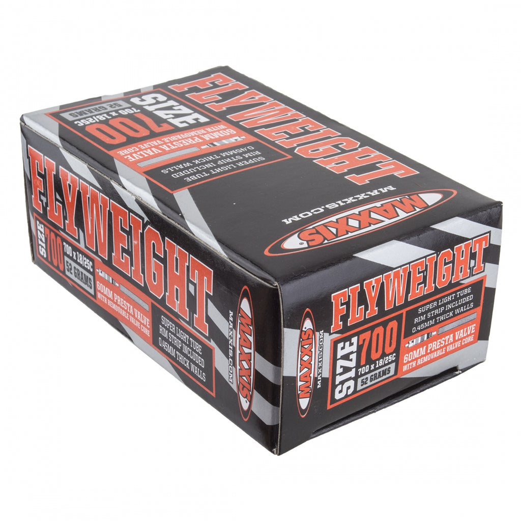 Maxxis Flyweight Tube, 700 x 18-25c - Presta Valve (60mm) RVC ...